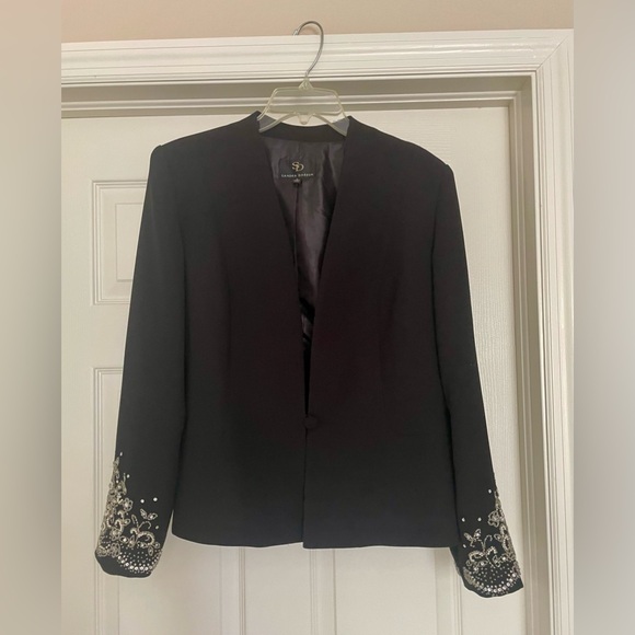 Sandra Darren | Jackets & Coats | Sandra Darren Black Jacket With ...